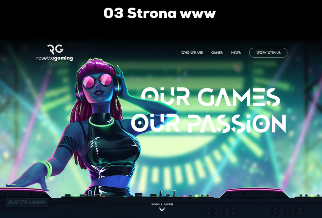 Stworzenie brandingu dla Rosetta Gaming - portfolio | Veneo